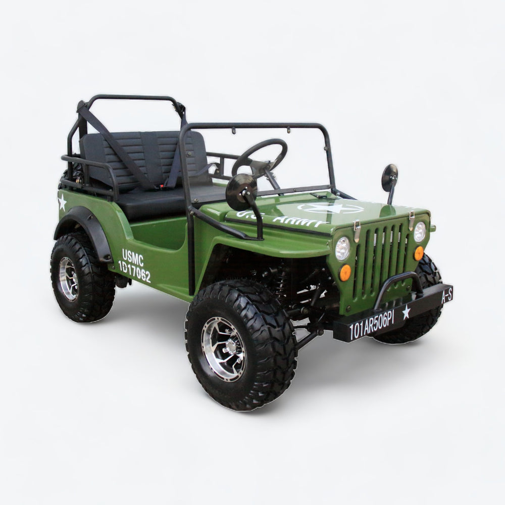 125cc Mini Jeep – Willy Styled Go-Kart: 6125A