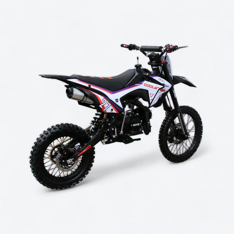 125cc Dirt Bike, 3 Speed Manual Gas Off-Road Motorcycle - Coolster M-1